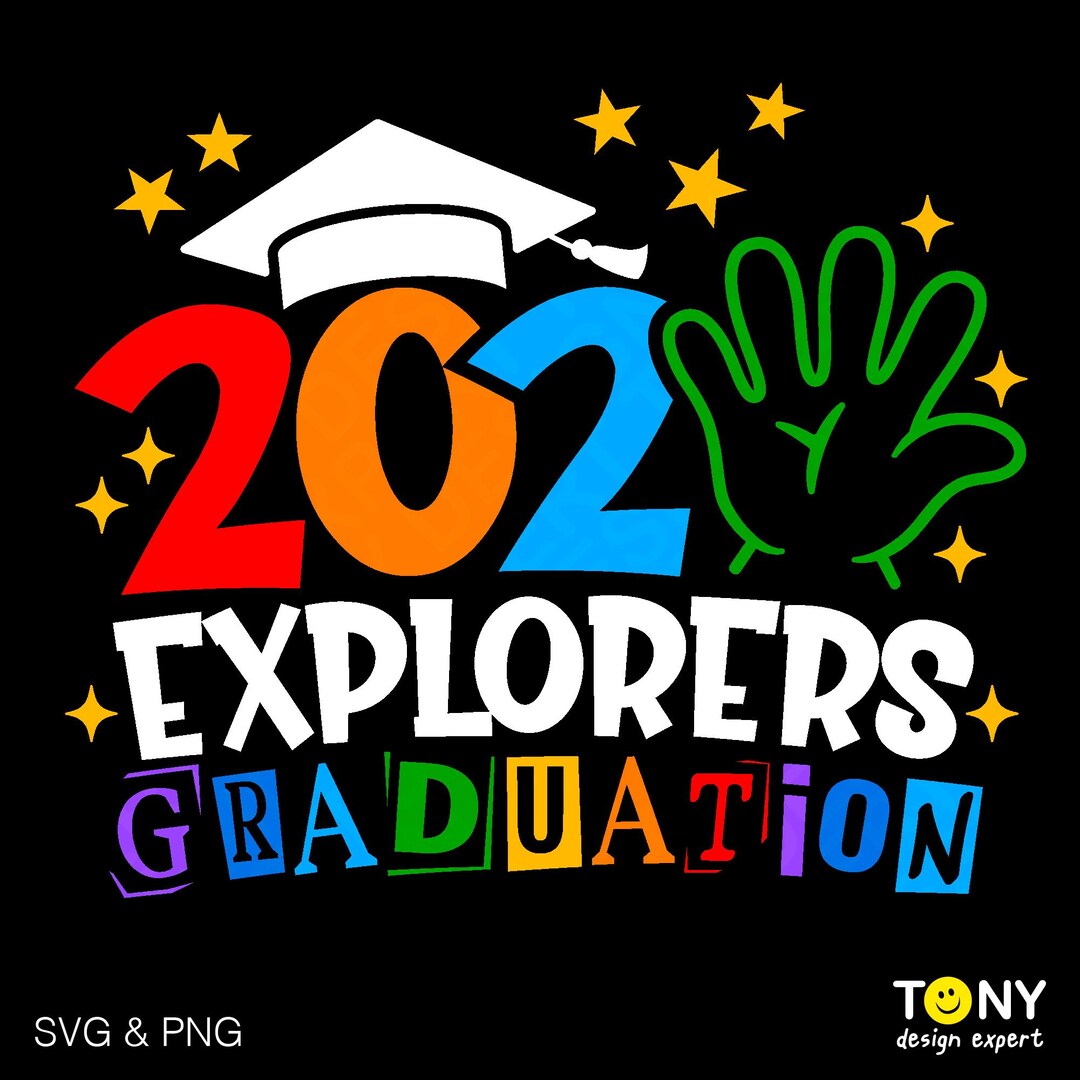 2025 Explorers Graduation Svg Png, Kids Graduate Svg, Funny End of ...