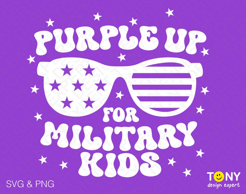 Purple up for Military Kids Svg Png Military Child Awareness - Etsy