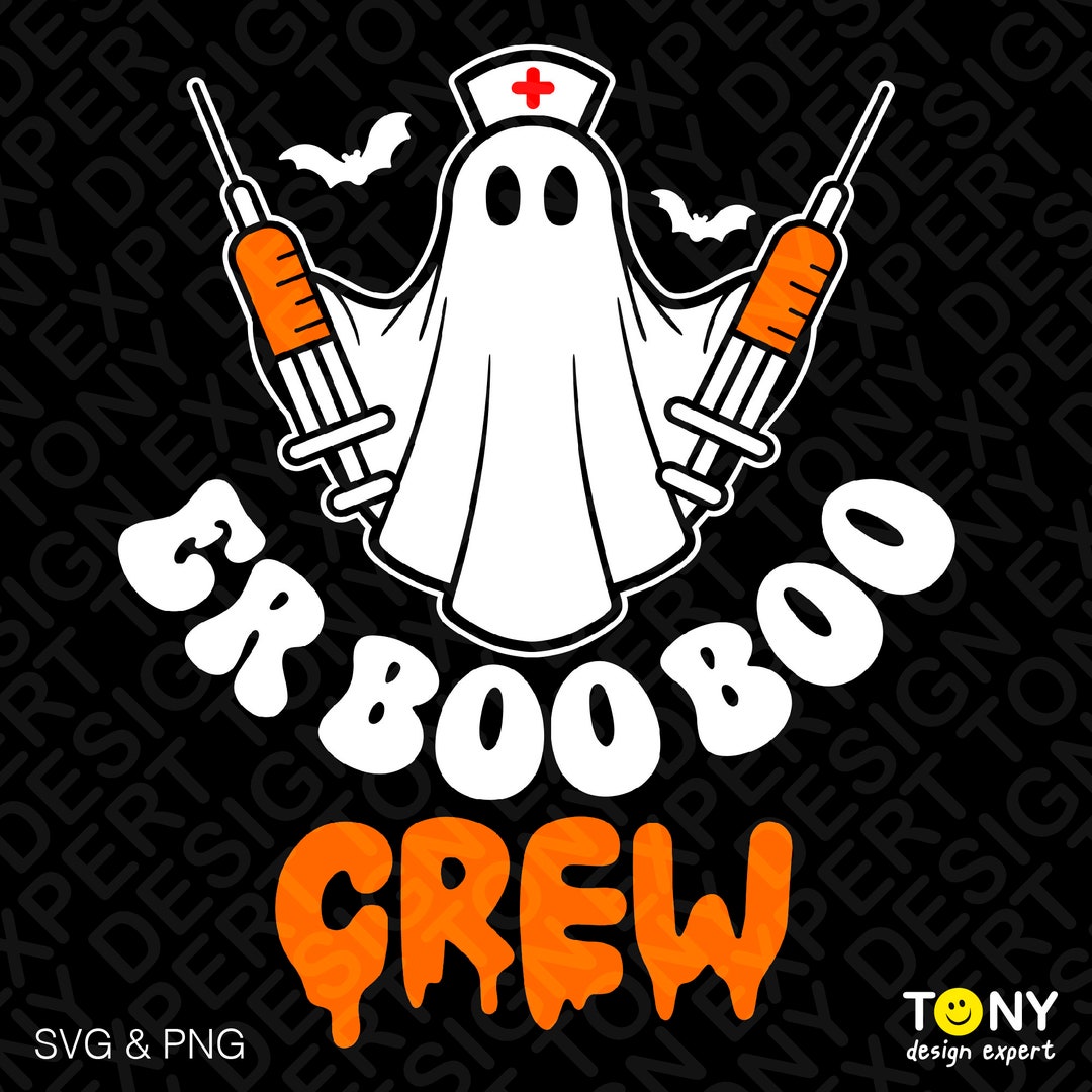 ER Boo Boo Crew Svg Png, Er Nurse Svg, Halloween Er Nurse Svg, Spooky ...