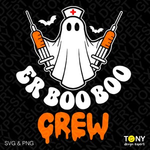 ER Boo Boo Crew Svg Png, Er Nurse Svg, Halloween Er Nurse Svg, Spooky ...