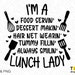 I'm A Food Servin Svg Png, Lunch Lady Svg, Cafeteria Crew Svg, Lunch ...