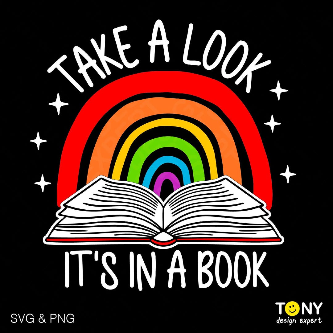 Take A Look It's in A Book Png, Read Across America Day, Librarian ...
