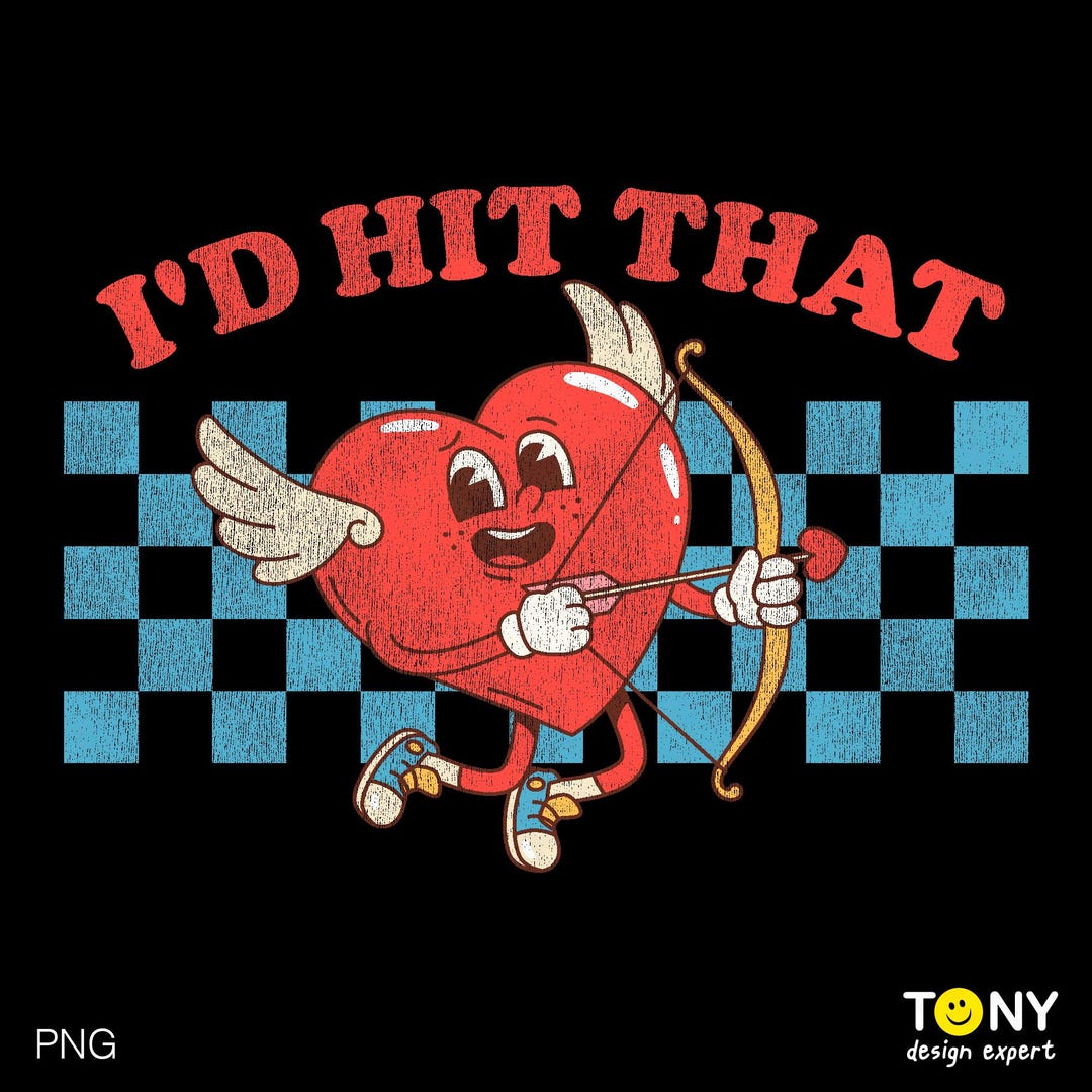 I'd Hit That Png, Distressed Retro Sarcastic Quote Png, Cupid Arrow Png ...