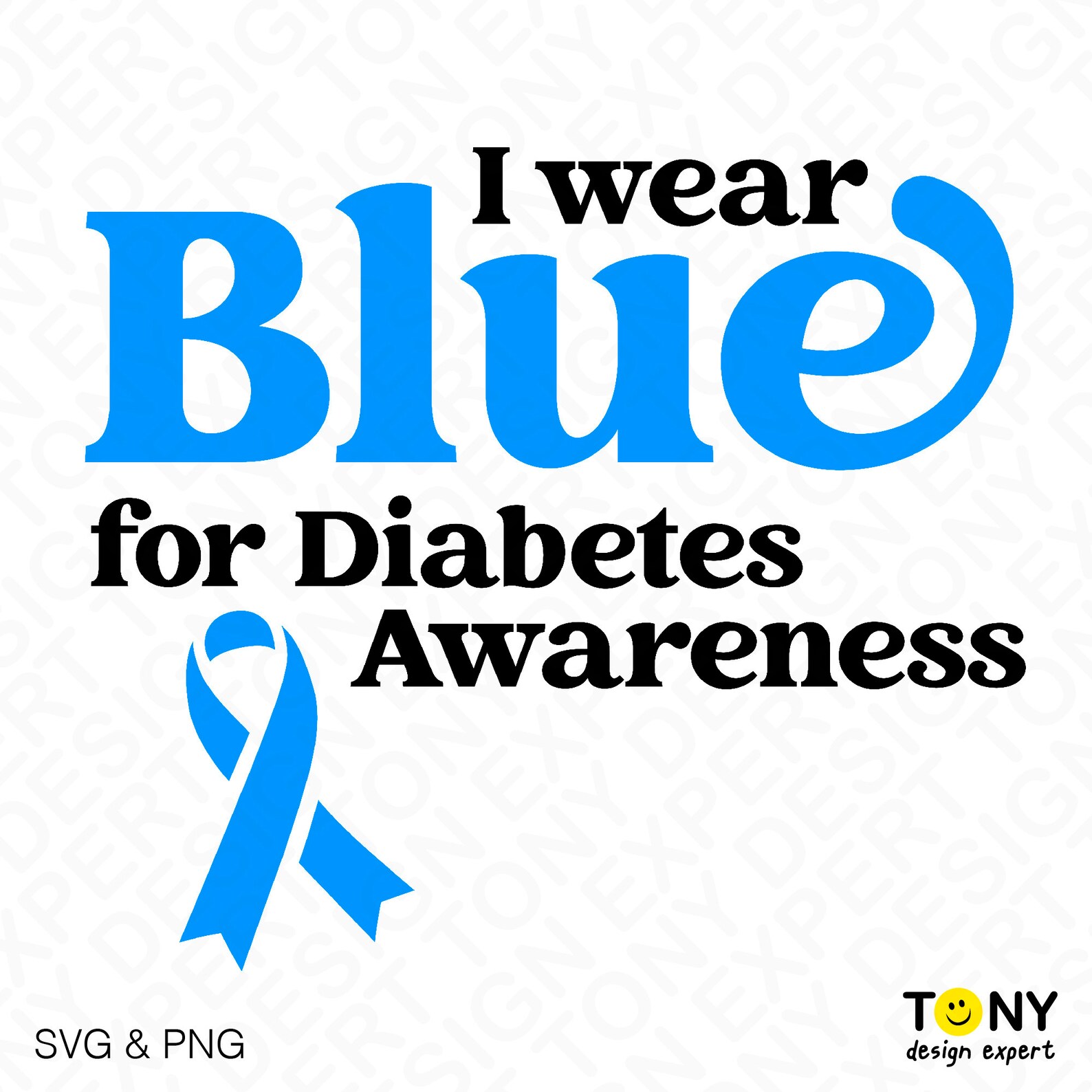 November I Wear Blue Svg Png, Diabetes Awareness Svg, Type 1 Diabetes ...