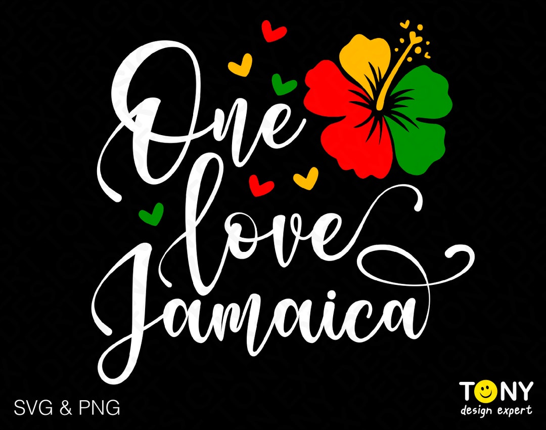 One Love Jamaica Svg Png, Jamaica Svg, Jamaican Vacation Svg, Rasta Svg ...
