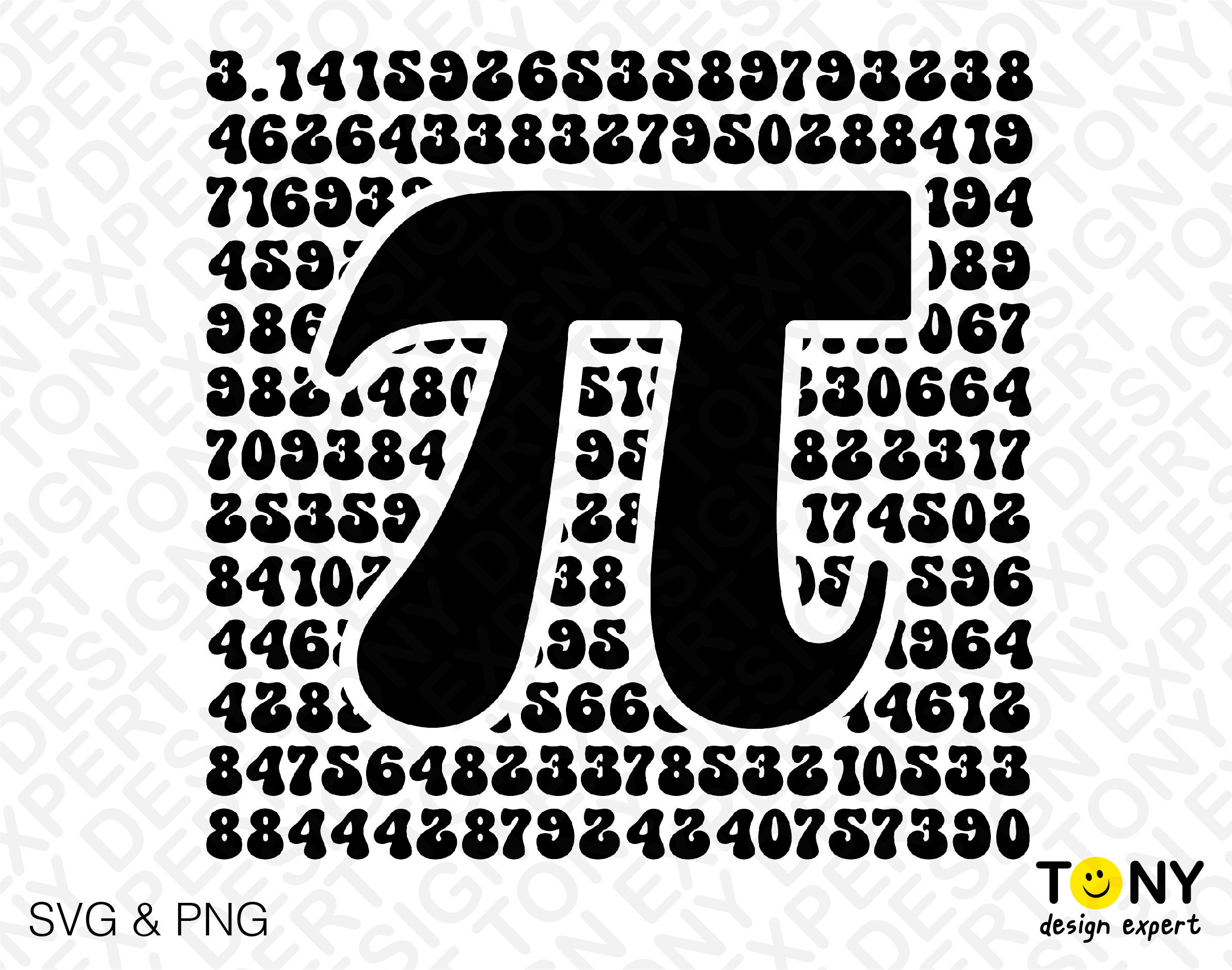 Pi Svg 3.14 Svg Pi Symbol Svg Pi Day Svg Value of Pi Svg - Etsy