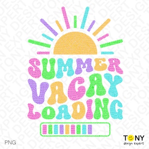 2 Design Bundle Summer Vacay Loading Svg Png, Summer Vacation Quote ...