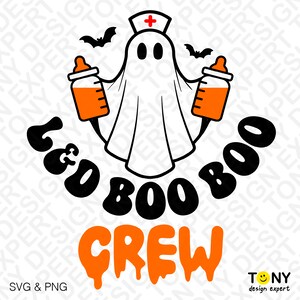 L&D Boo Boo Crew Svg Png, Labor and Delivery Nurse Svg, Halloween Nurse ...