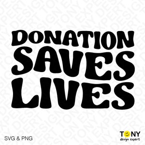 Donation Saves Lives Svg Png, Donate Svg, Organ Donor Svg, Blue Green ...