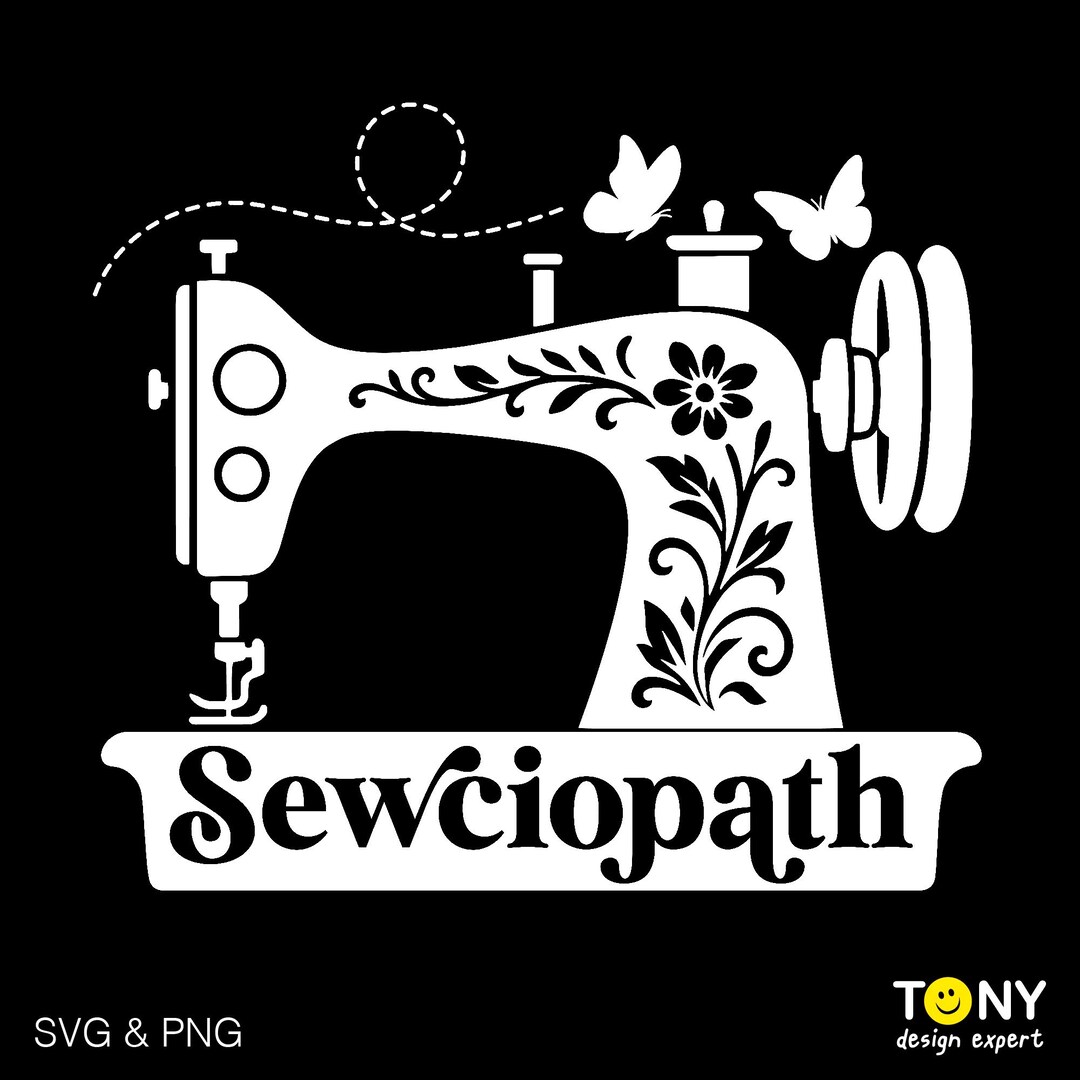 Sewciopath Svg Png, Sewing Machine Svg, Seam Ripper Svg, Sewing Lover ...