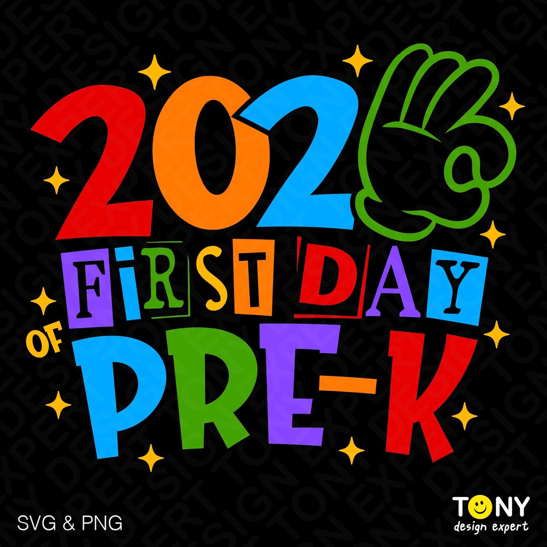 2026 Primer día de preescolar SVG PNG: Divertido regreso a clases ...