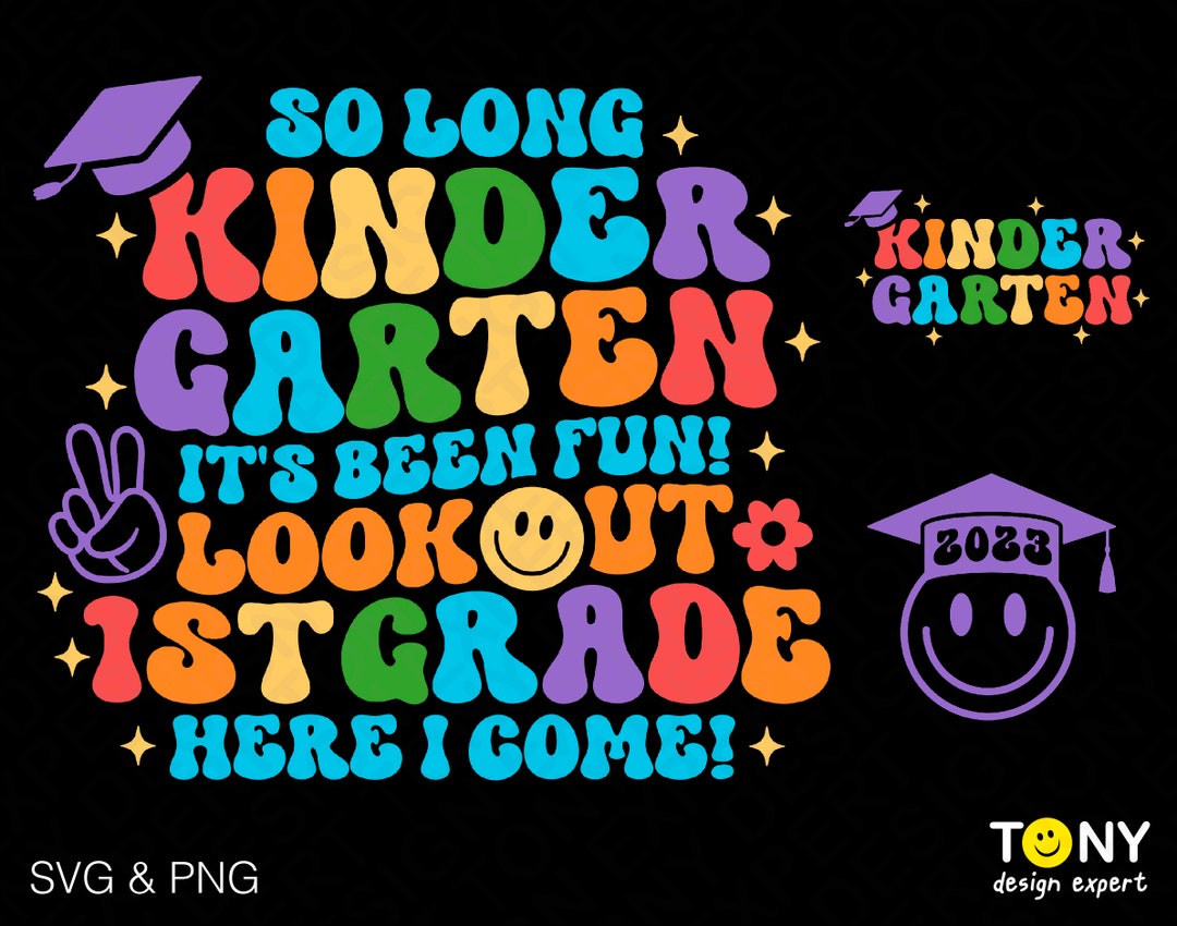 3 Bundle so Long Kindergarten It's Been Fun 1st Grade - Etsy