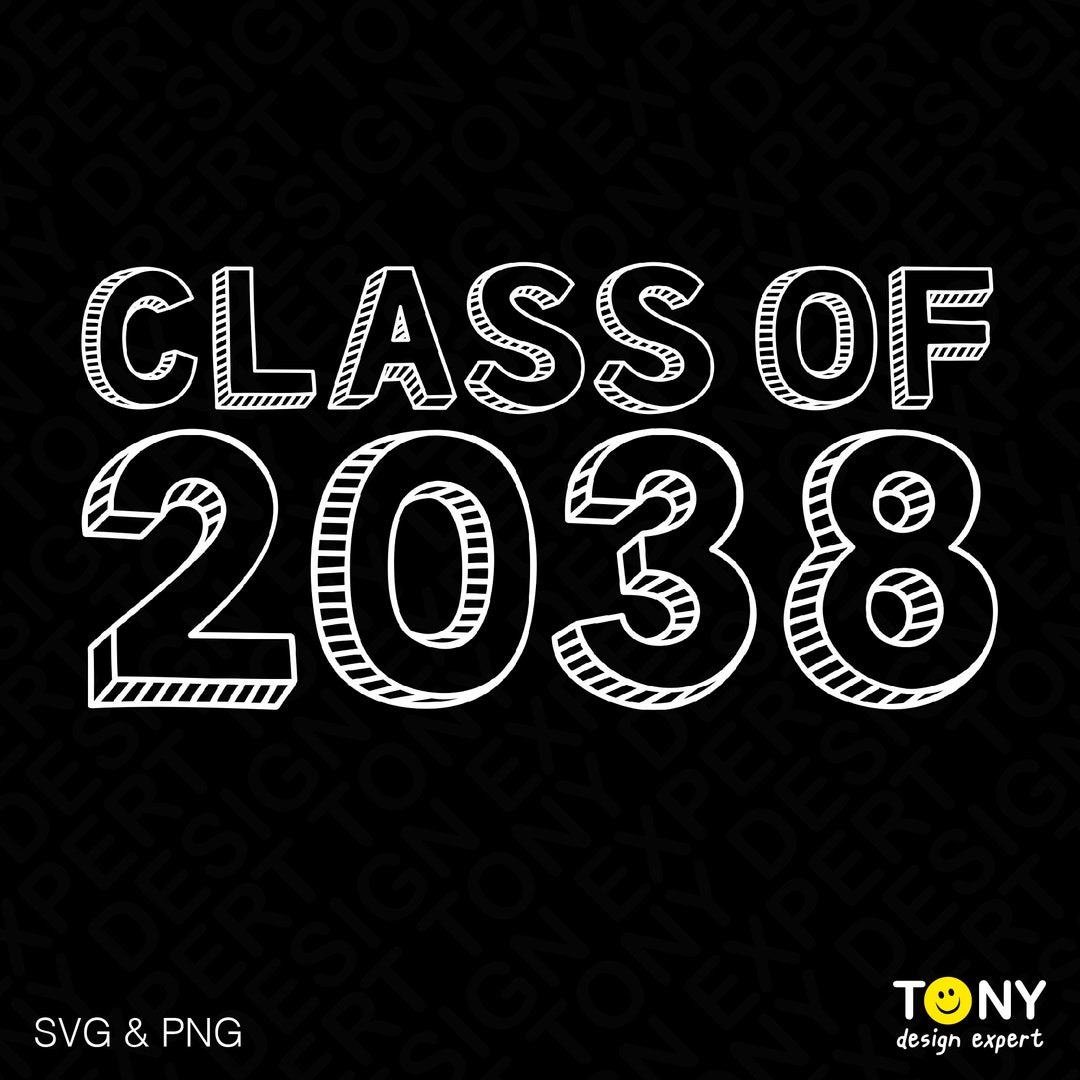 Class of 2038 Svg Png, Preschool Svg, Kindergarten Svg, Funny Back to ...
