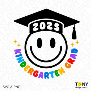 2025 Kindergarten Grad Svg Png, Kindergarten Graduate Svg, Funny Kids ...