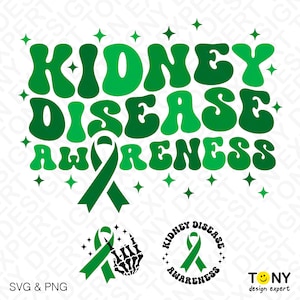 Kidney Disease Awareness Svg Png, Kidney Donor Support Gifts Idea ...