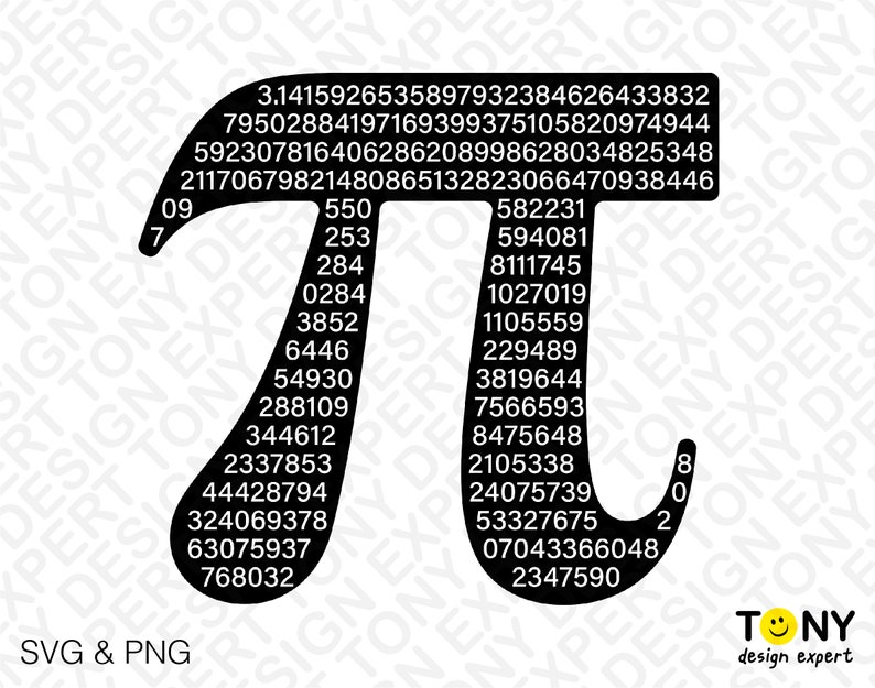 Pi Svg 3.14 Svg Pi Symbol Svg Pi Day Svg Value of Pi Svg - Etsy