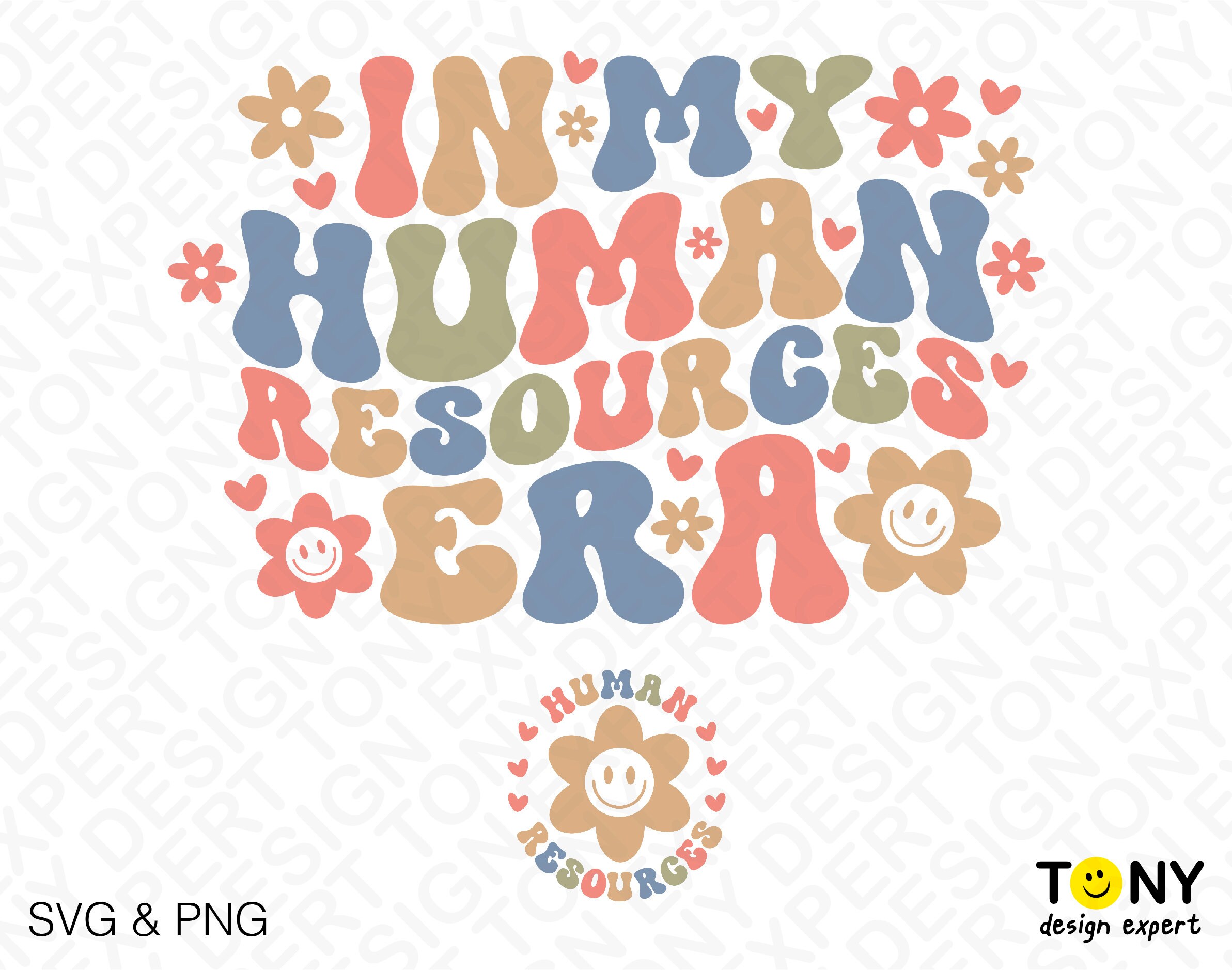 In My Human Resources Era Svg Png, Hr Era Svg, HR Svg, Trendy Groovy ...