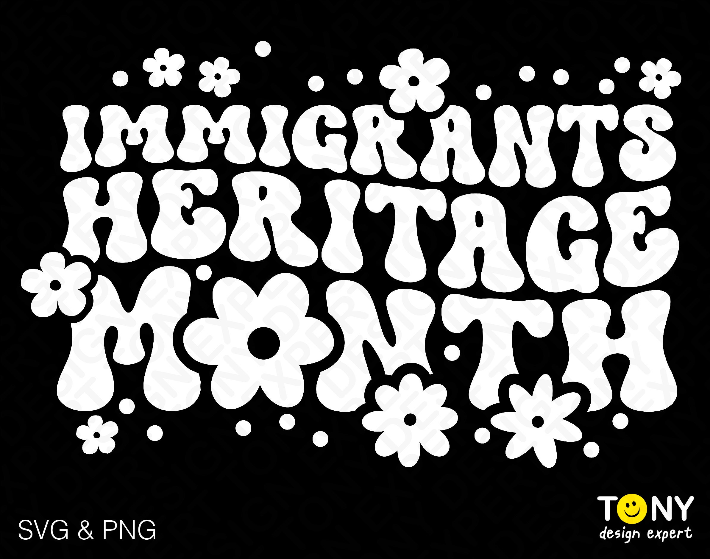 Immigrant Heritage Month Svg Png, Made by Immigrants Svg, Proud ...