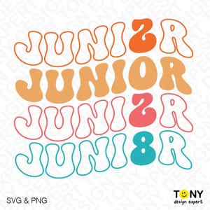 Junior 2028 Svg Png, Back to School Svg, Graduate 2028 Svg, Trendy ...