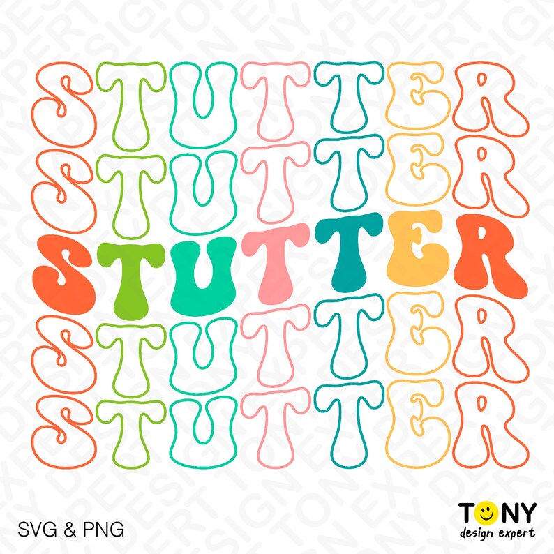 Stutter Svg Png, Stuttering Awareness Svg, Stutters Support Gift ...