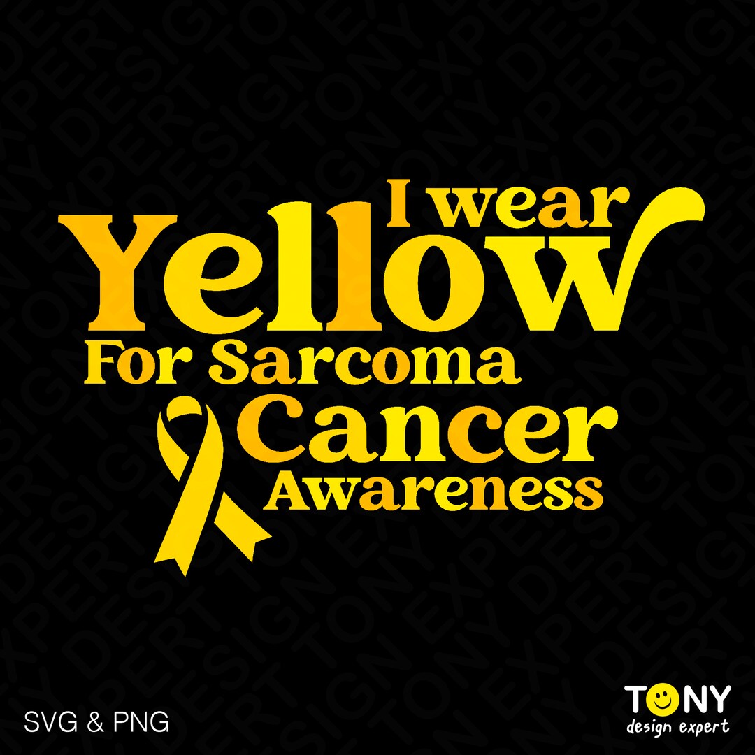 In July I Wear Yellow Svg Png, Sarcoma Cancer Awareness Svg, Trendy ...