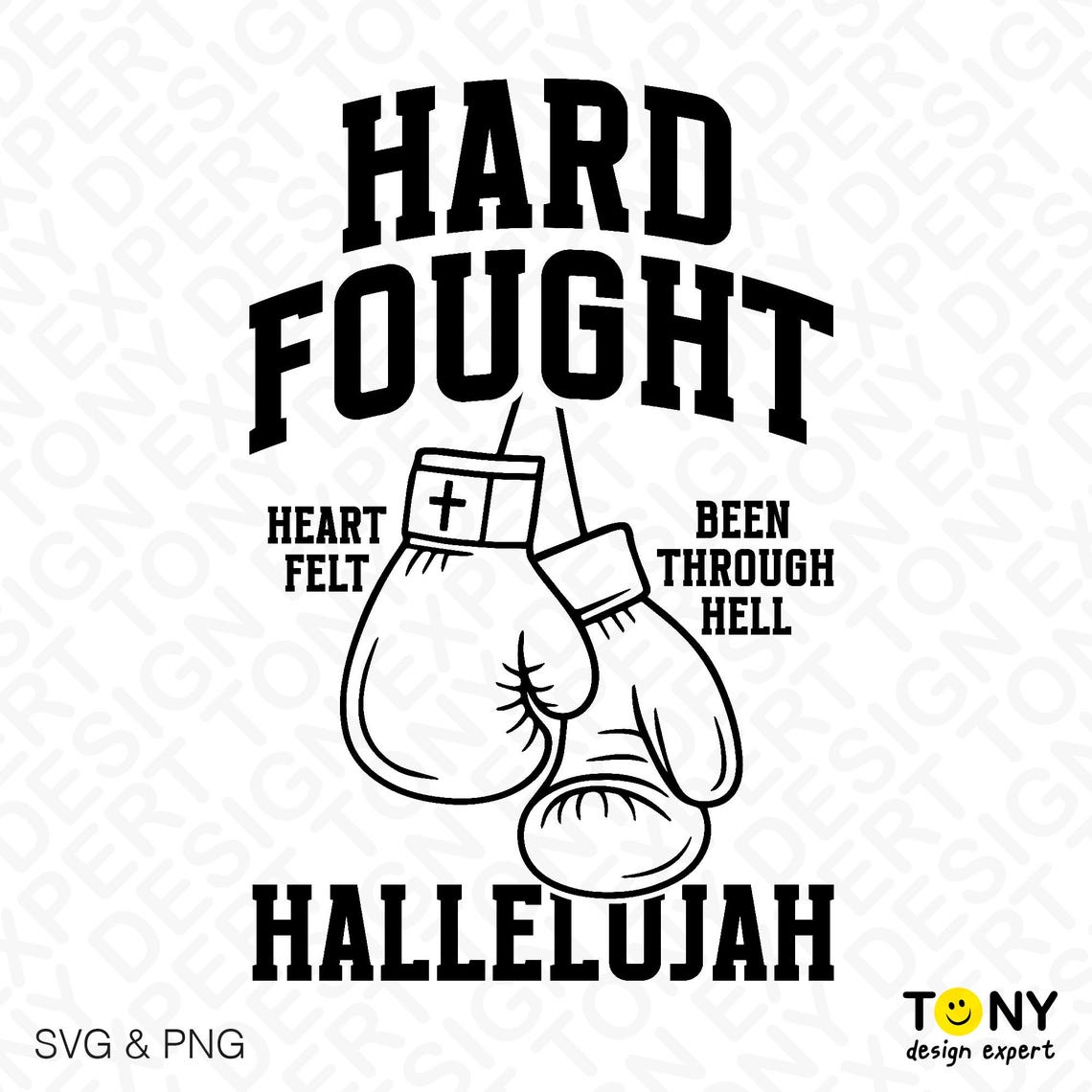 Hard Fought Hallelujah Svg Png, Christian Svg, Trendy Bible Verse ...