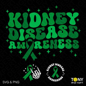 Kidney Disease Awareness Svg Png, Kidney Donor Support Gifts Idea ...