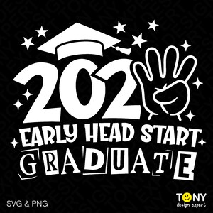 4 Colour Bundle 2024 Early Head Start Graduate Svg Png, EHS Graduate ...