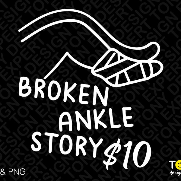 Broken Ankle Card - Etsy