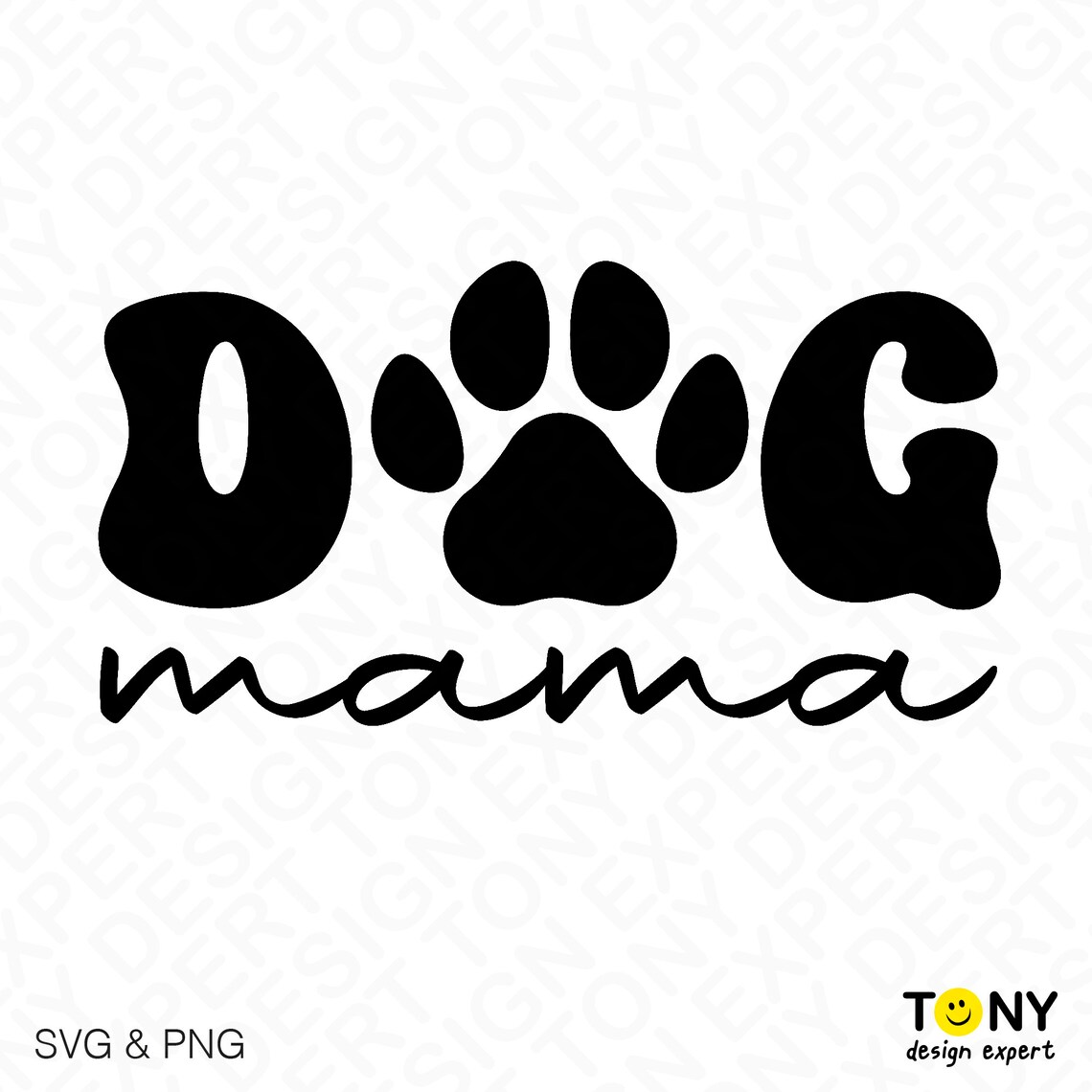 Dog Mama Svg Png, Dog Paw Print Svg, Dog Mom Svg, Fur Mama Svg, Funny ...