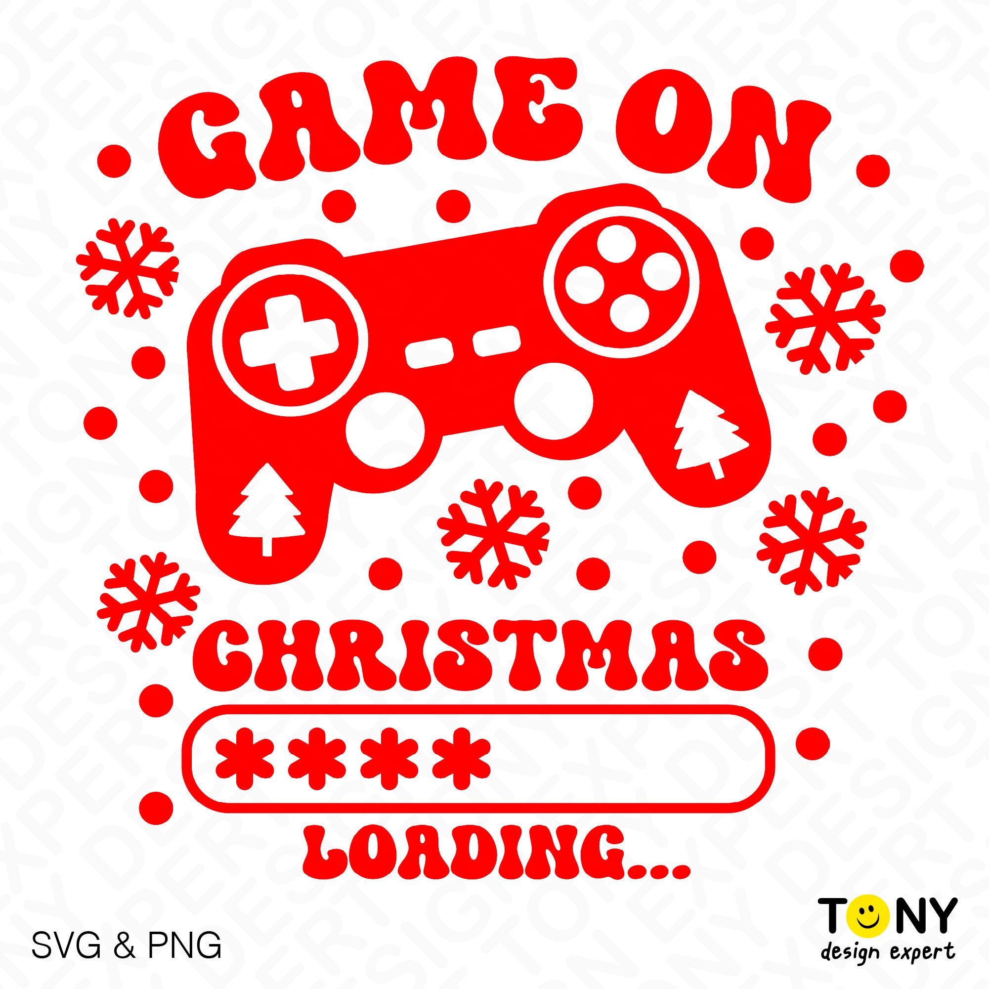 5 Colour Bundle Game on Christmas Loading Svg Png, Funny Christmas Gift ...