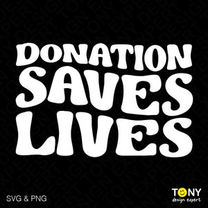 Donation Saves Lives Svg Png, Donate Svg, Organ Donor Svg, Blue Green ...