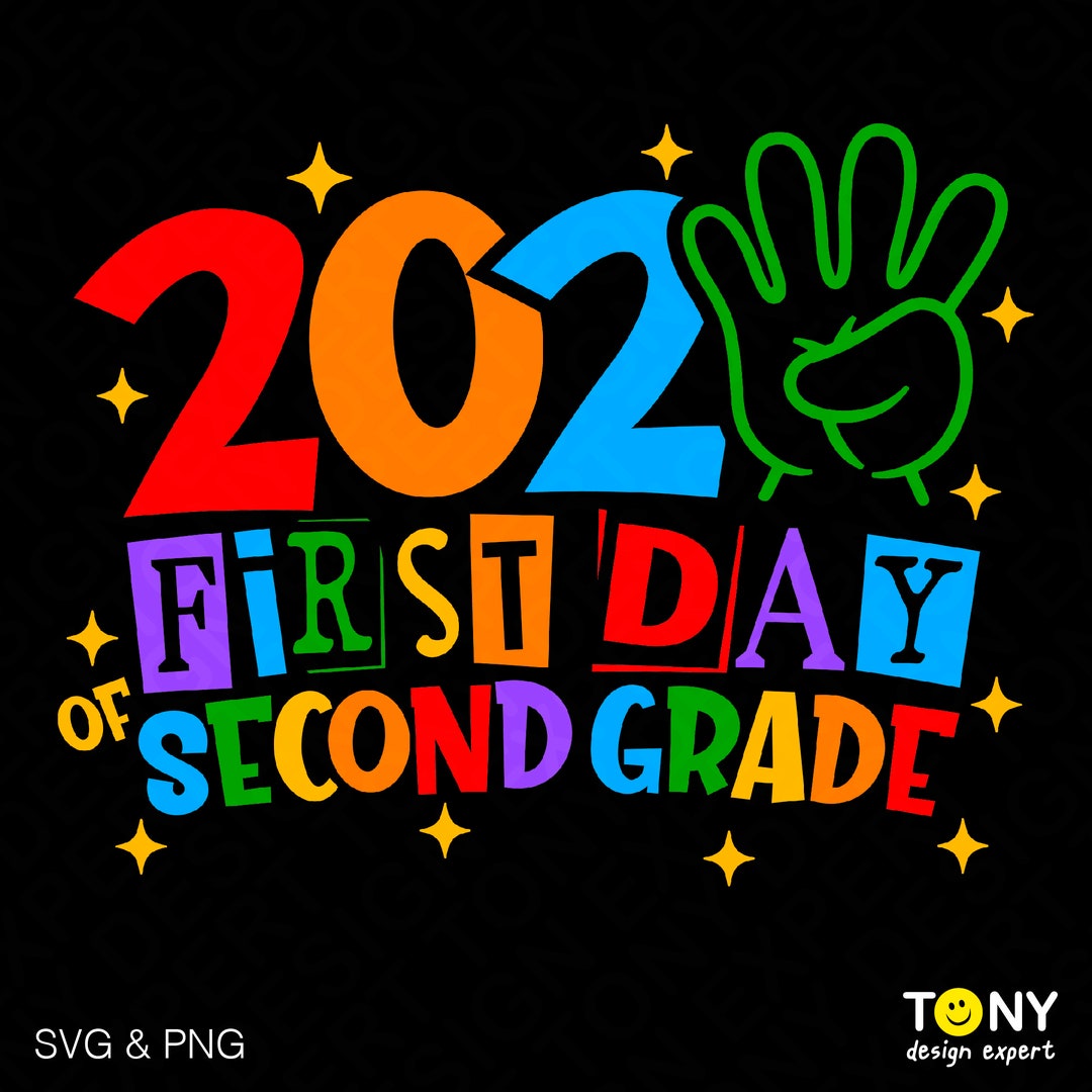 2024 First Day of Second Grade Svg Png, 2nd Grade Svg, Back to School ...