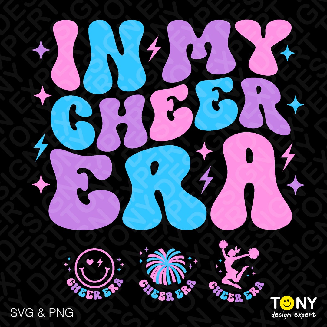 In My Cheer Era Svg Png, Cheerleader Svg, Cheer Era Svg Front Pocket ...