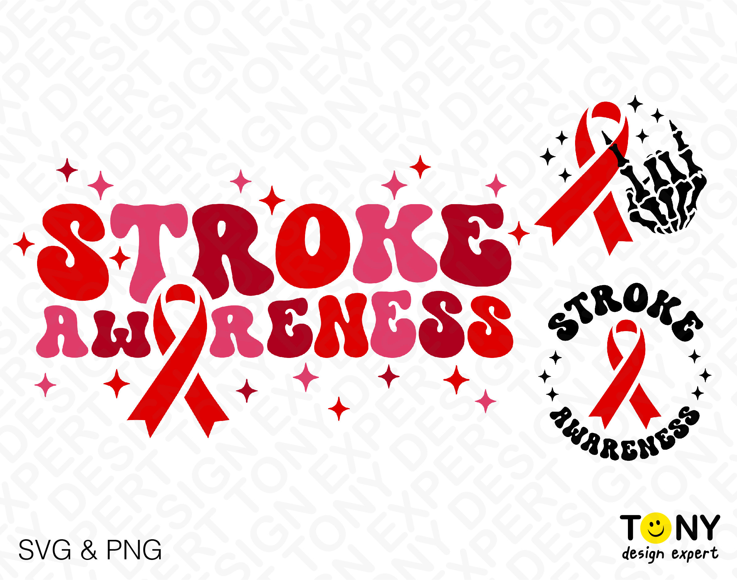 Stroke Awareness Svg Png in May We Wear Red Svg Stroke Svg - Etsy