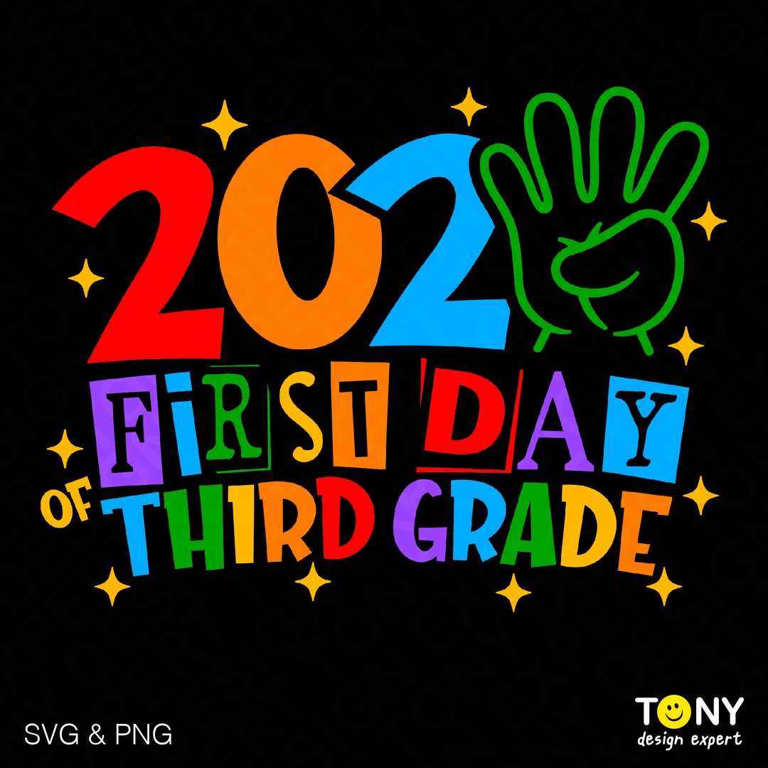 2024 First Day of Third Grade Svg Png, 3rd Grade Svg, Back to School ...