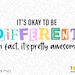 It's Okay to Be Different Svg Png, Mental Health Svg, Diversity Svg ...