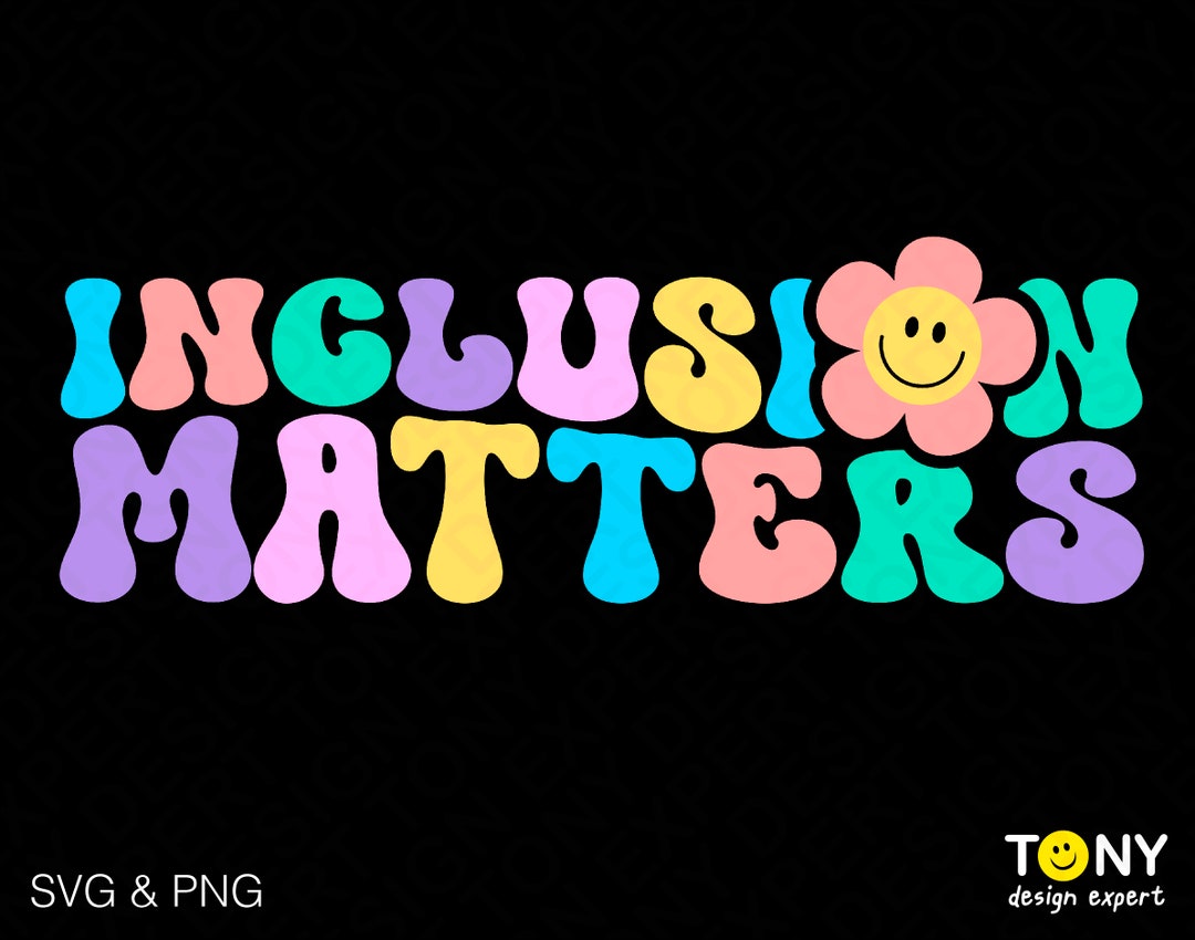 Inclusion Matters Svg Png, Neurodiversity Svg, Diversity Svg, Trendy ...