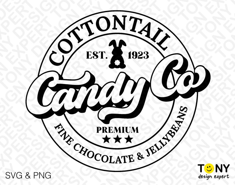 Cottontail Candy Company Svg Png, Cottontail Candy Co Svg, Funny Easter ...