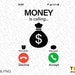 Money is Calling Svg Png, Incoming Call Svg, Money Svg, Funny Call ...