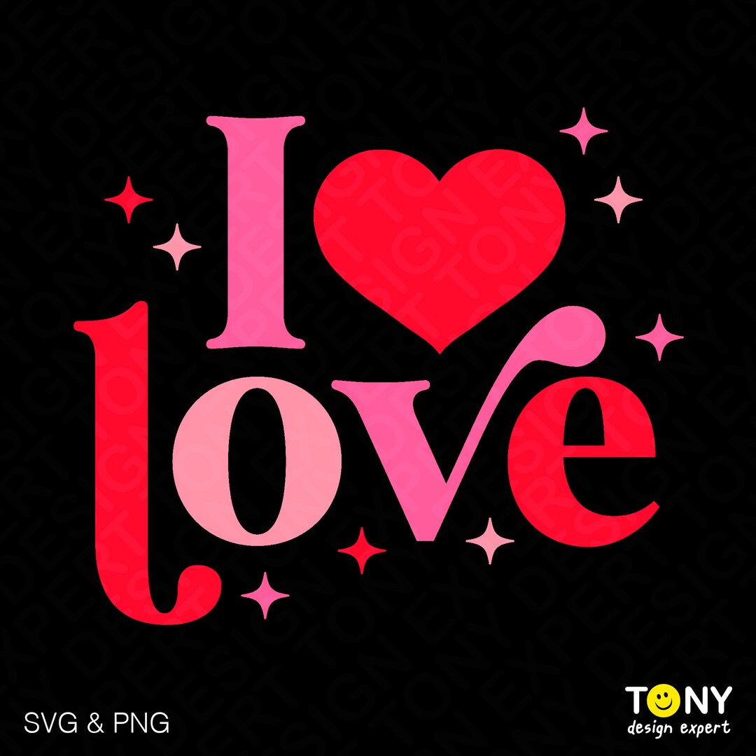 3 Colour Bundle I Love Svg Png, Valentine Vibes Svg, Red Herat Svg ...