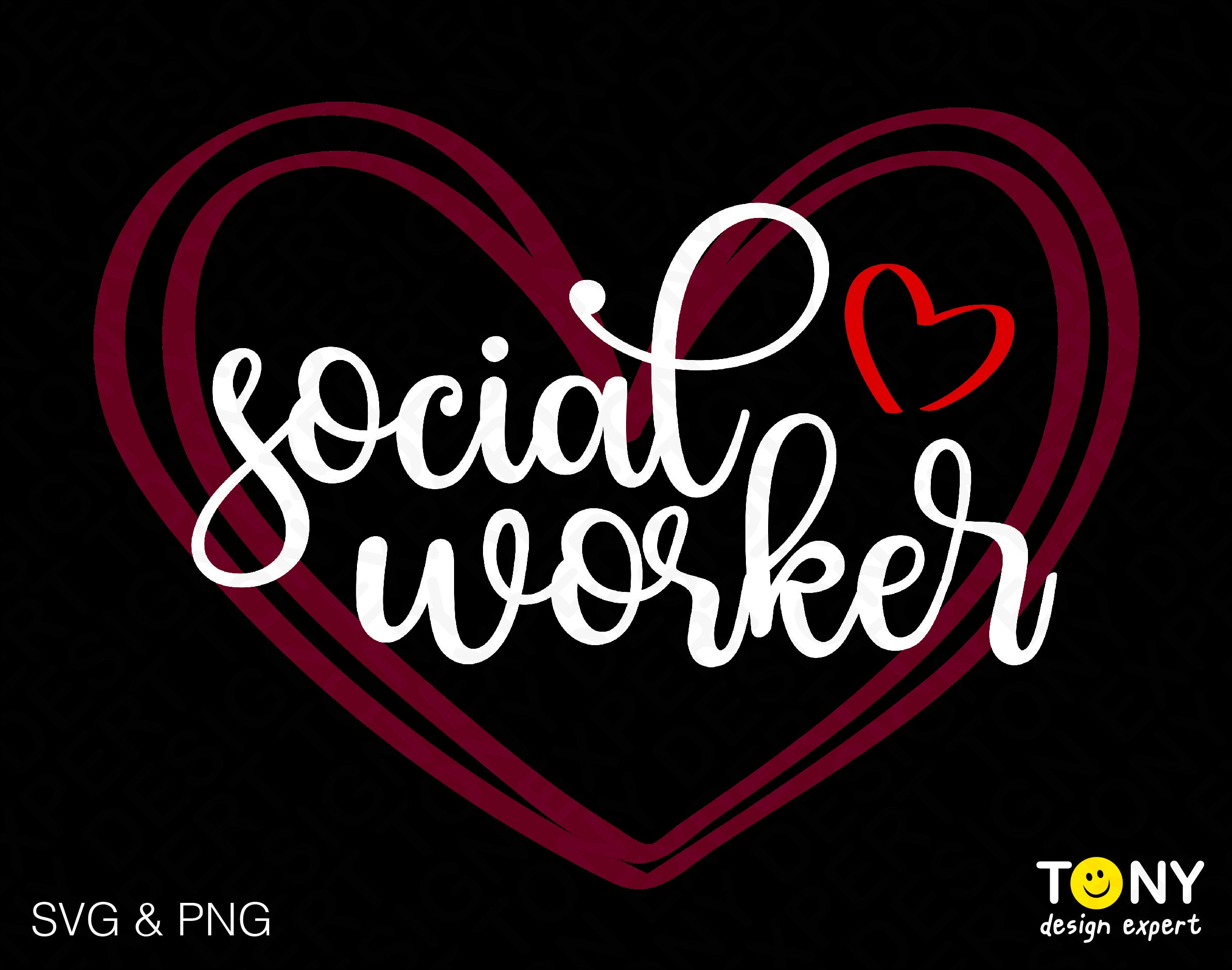 Social Worker Svg, Social Work Heart Svg, Social Worker Appreciation ...