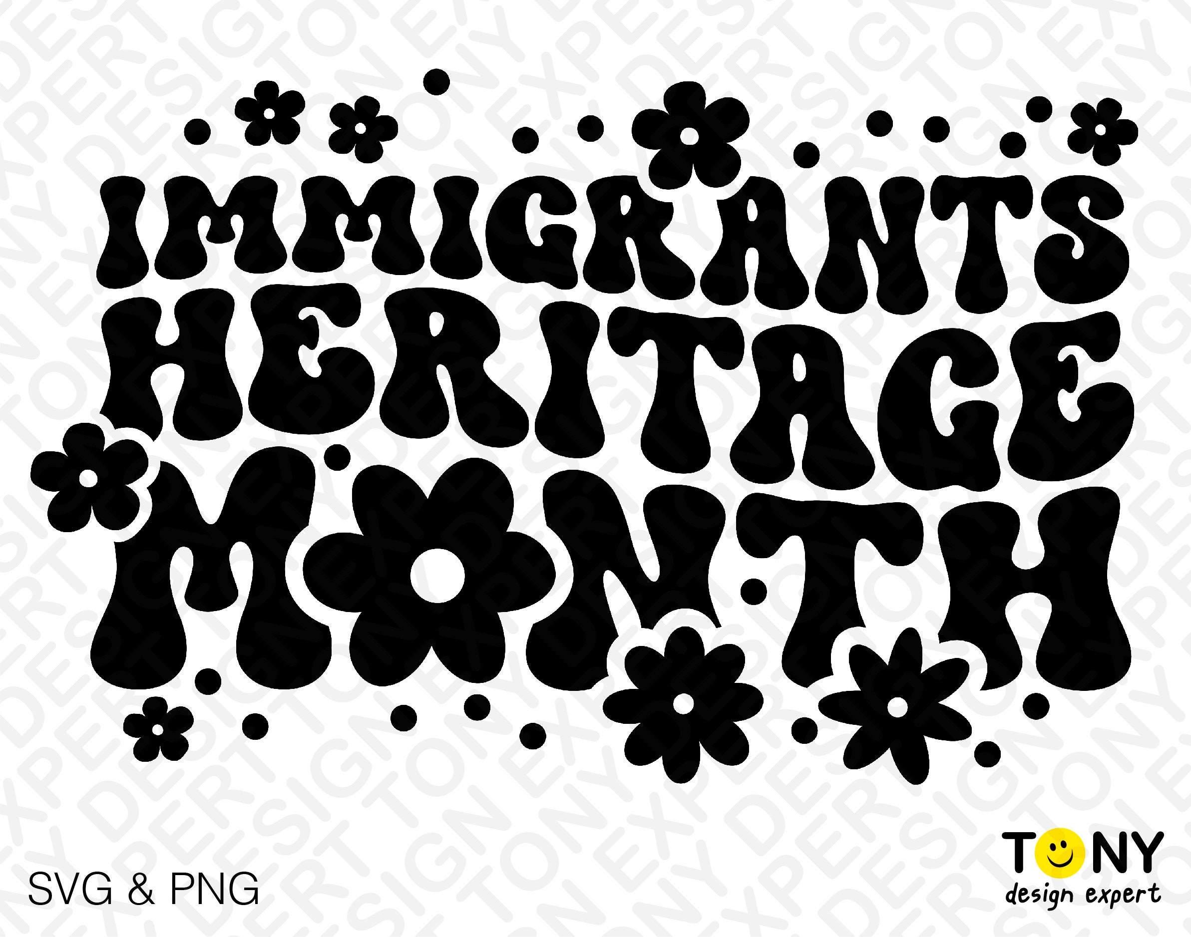Immigrant Heritage Month Svg Png Made by Immigrants Svg - Etsy