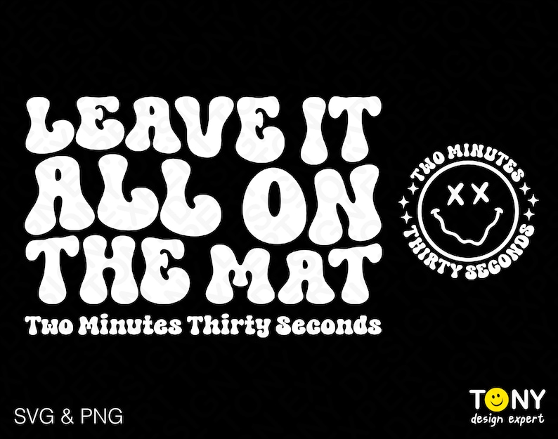 Leave It All on the Mat Svg Png, Cheer Svg, Cheerleader Svg, Trendy ...