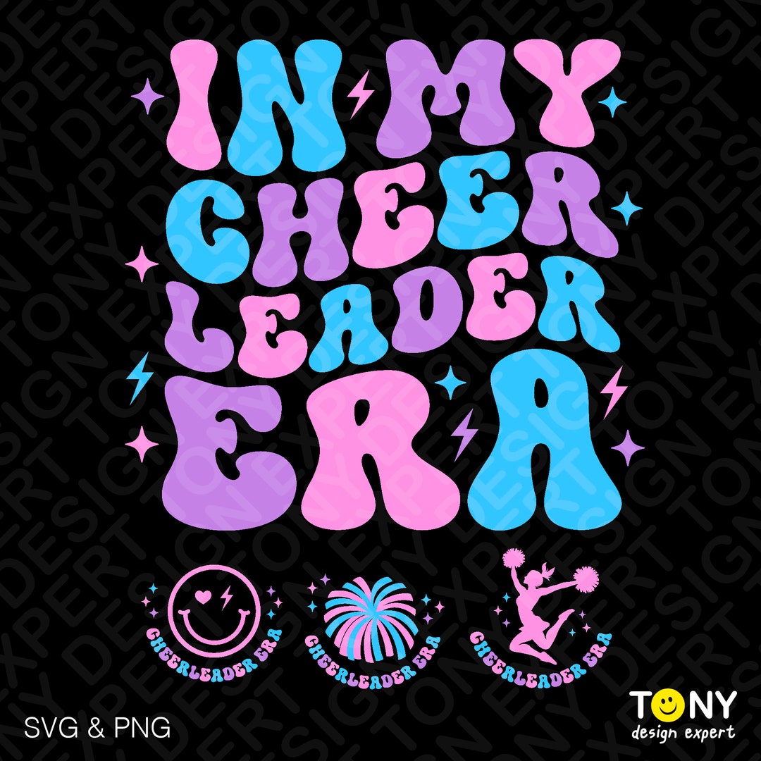 In My Cheerleader Era Svg Png, Cheerleader Svg, Cheer Era Svg Front ...
