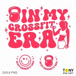In My Crossfit Era Svg Png, Workouts Svg, Fitness Svg, Front Pocket ...