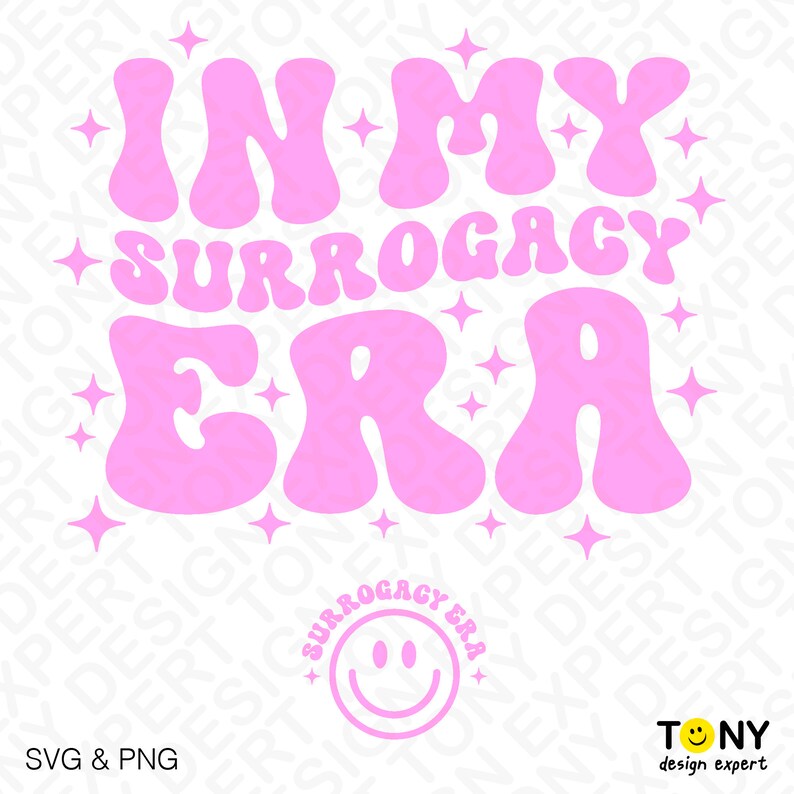 5 Colour in My Surrogacy Era Svg Png, IVF Pregnancy Svg, Front Pocket ...