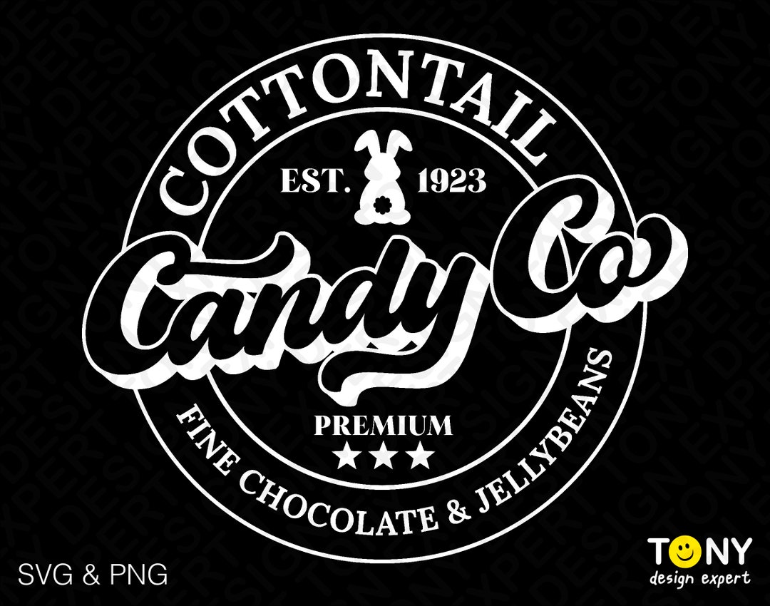 Cottontail Candy Company Svg Png, Cottontail Candy Co Svg, Funny Easter ...