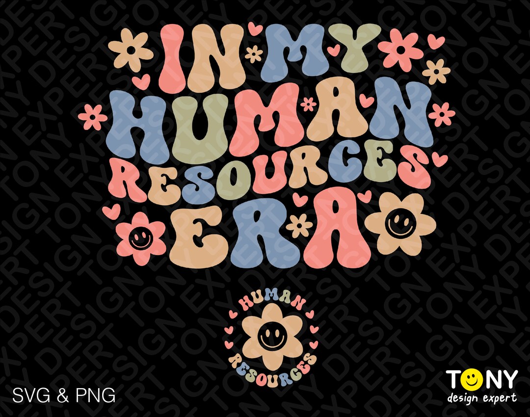 In My Human Resources Era Svg Png, Hr Era Svg, HR Svg, Trendy Groovy ...