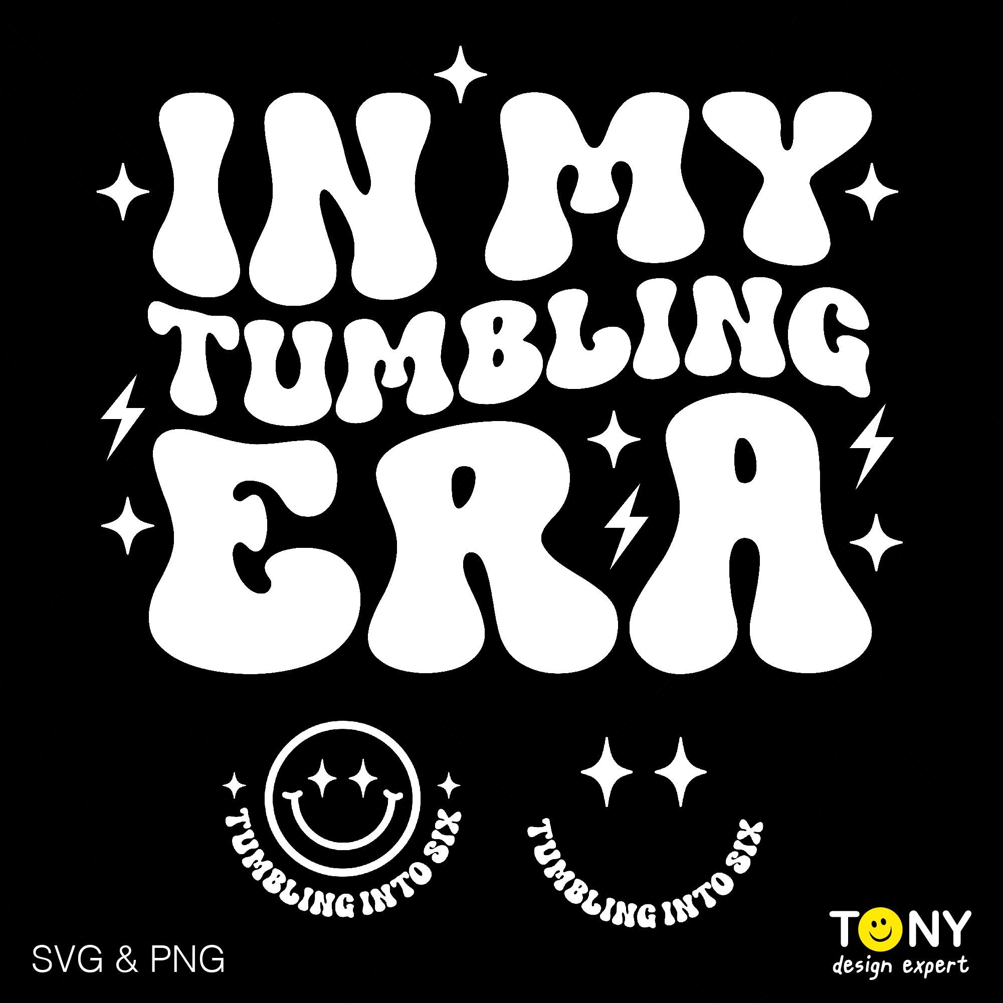 In My Tumbling Era Svg Png, Tumbling Into Six Svg, Front Pocket ...
